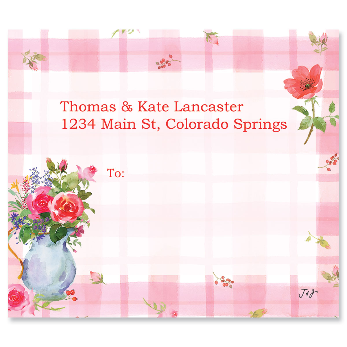 Spring Pitcher Package Labels | Colorful Images