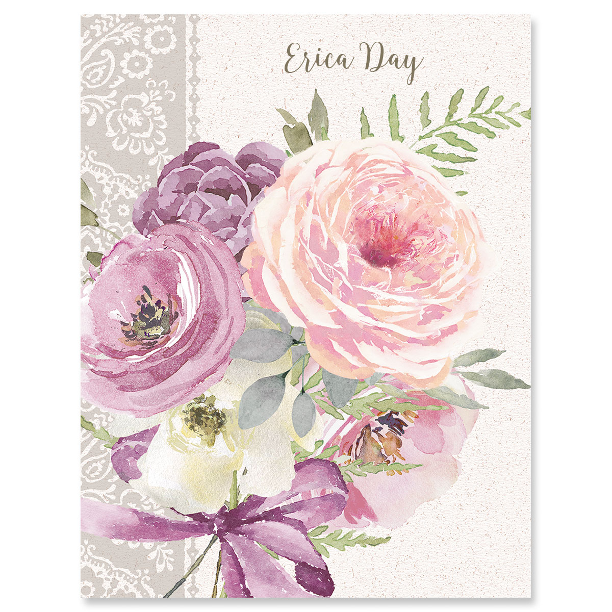 Pink Peony Custom Note Cards | Colorful Images