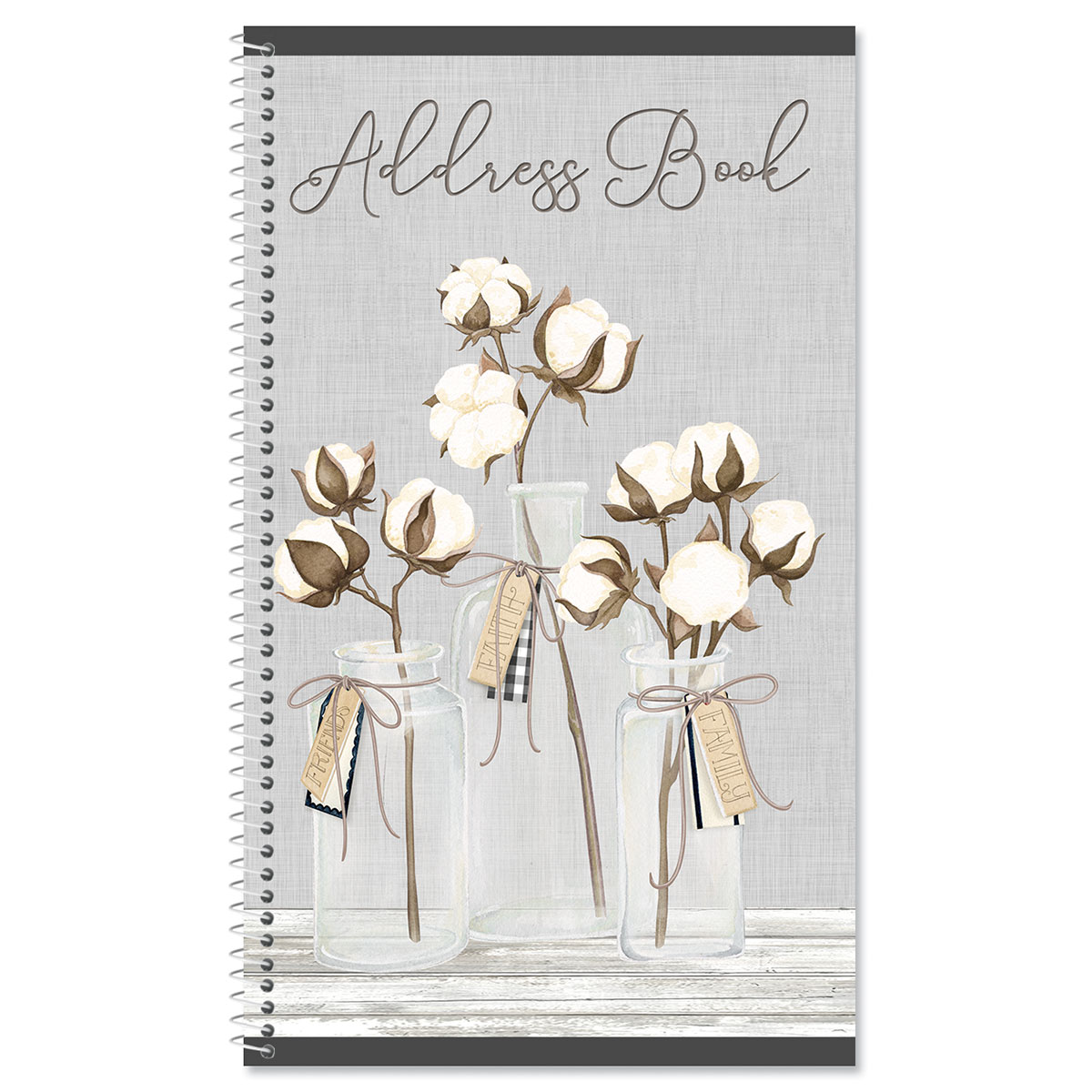 Farmhouse Bolls Lifetime Address Book | Colorful Images