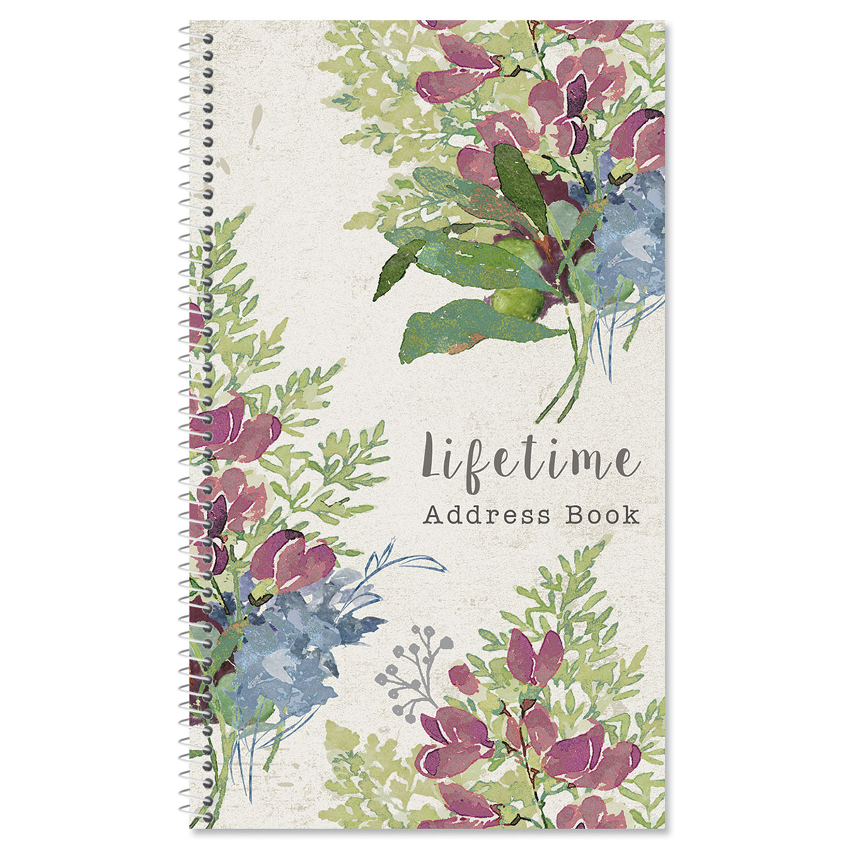 Fall Florals Lifetime Address Book | Colorful Images