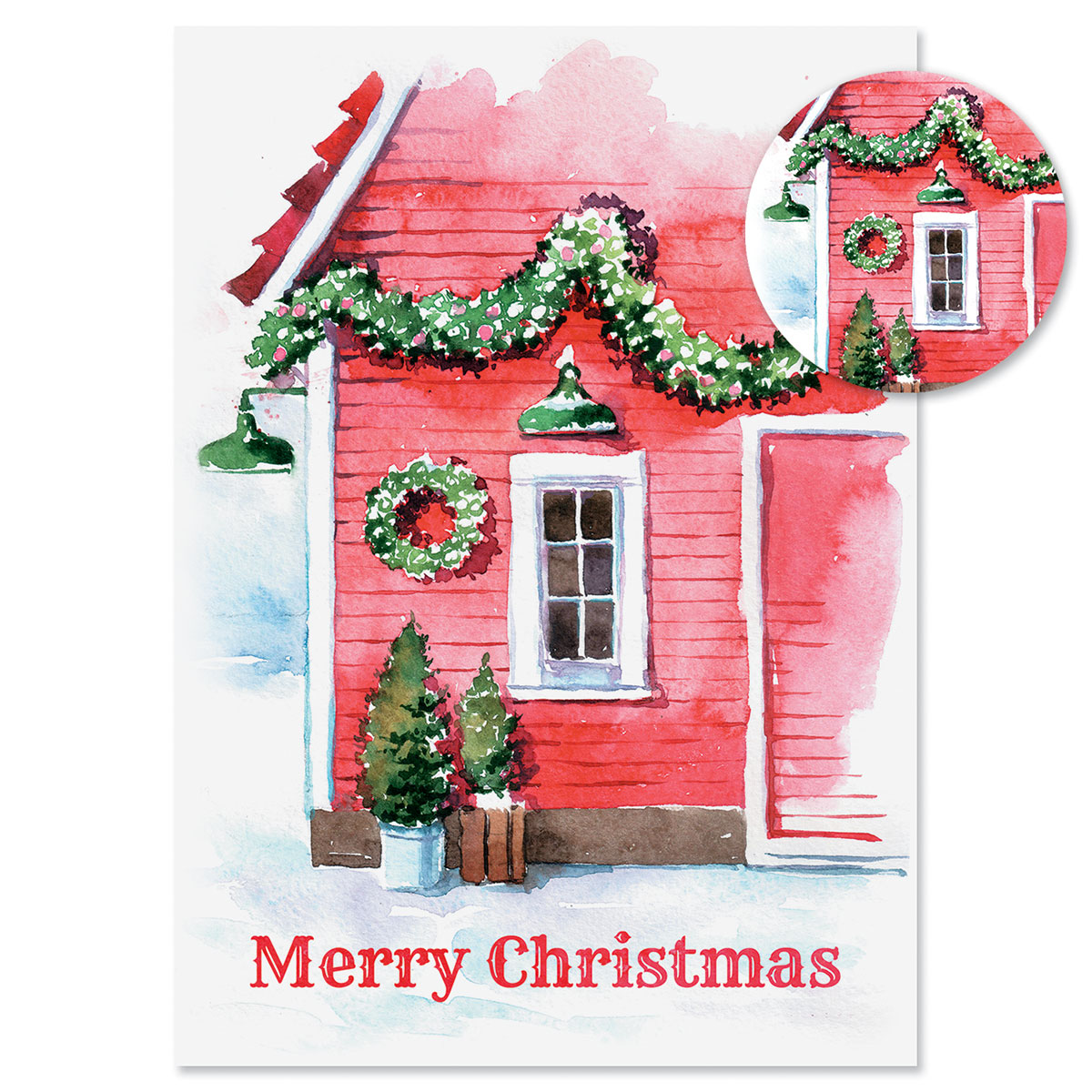 Country Peace Christmas Cards | Colorful Images