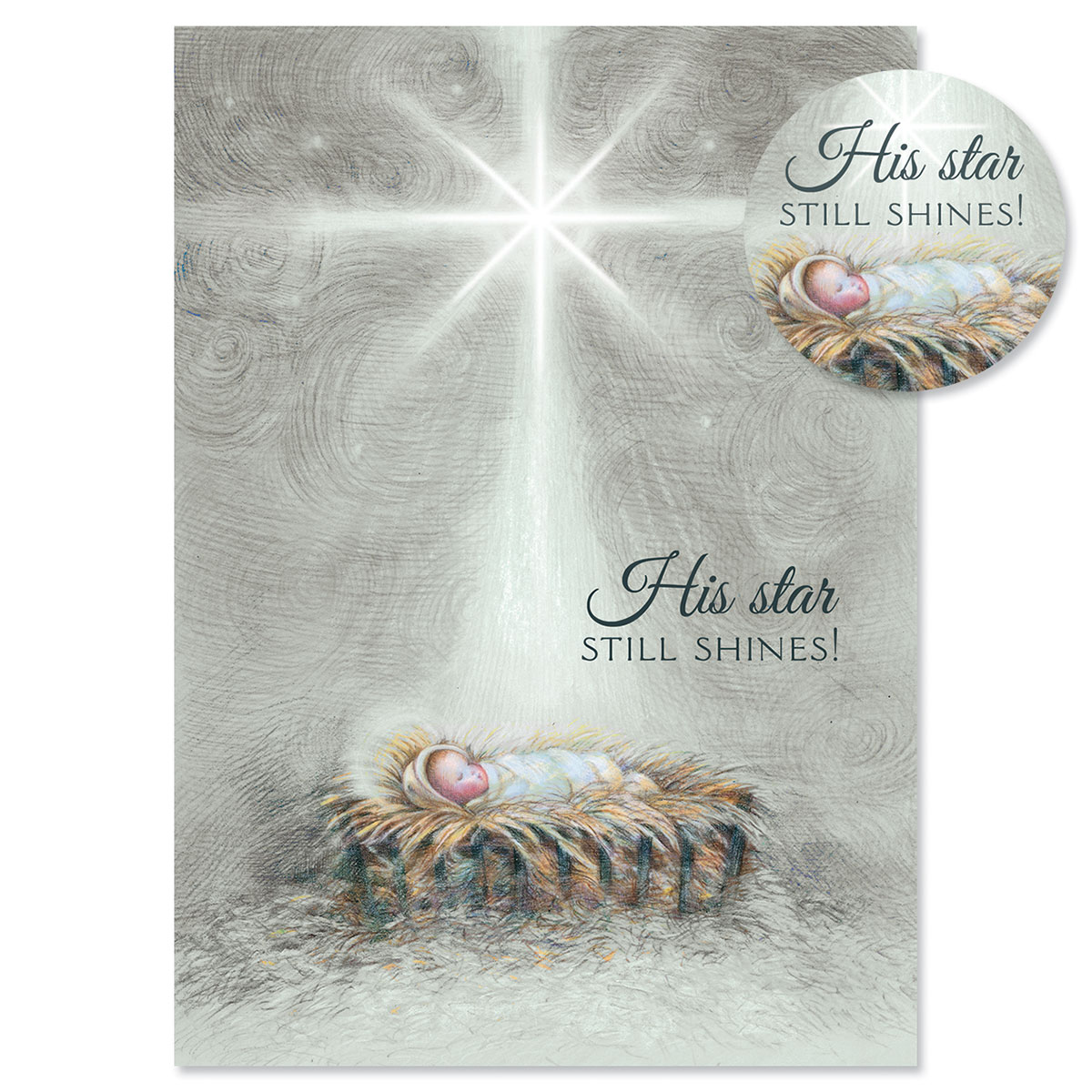 Baby Jesus Christmas Cards - Personalized | Colorful Images