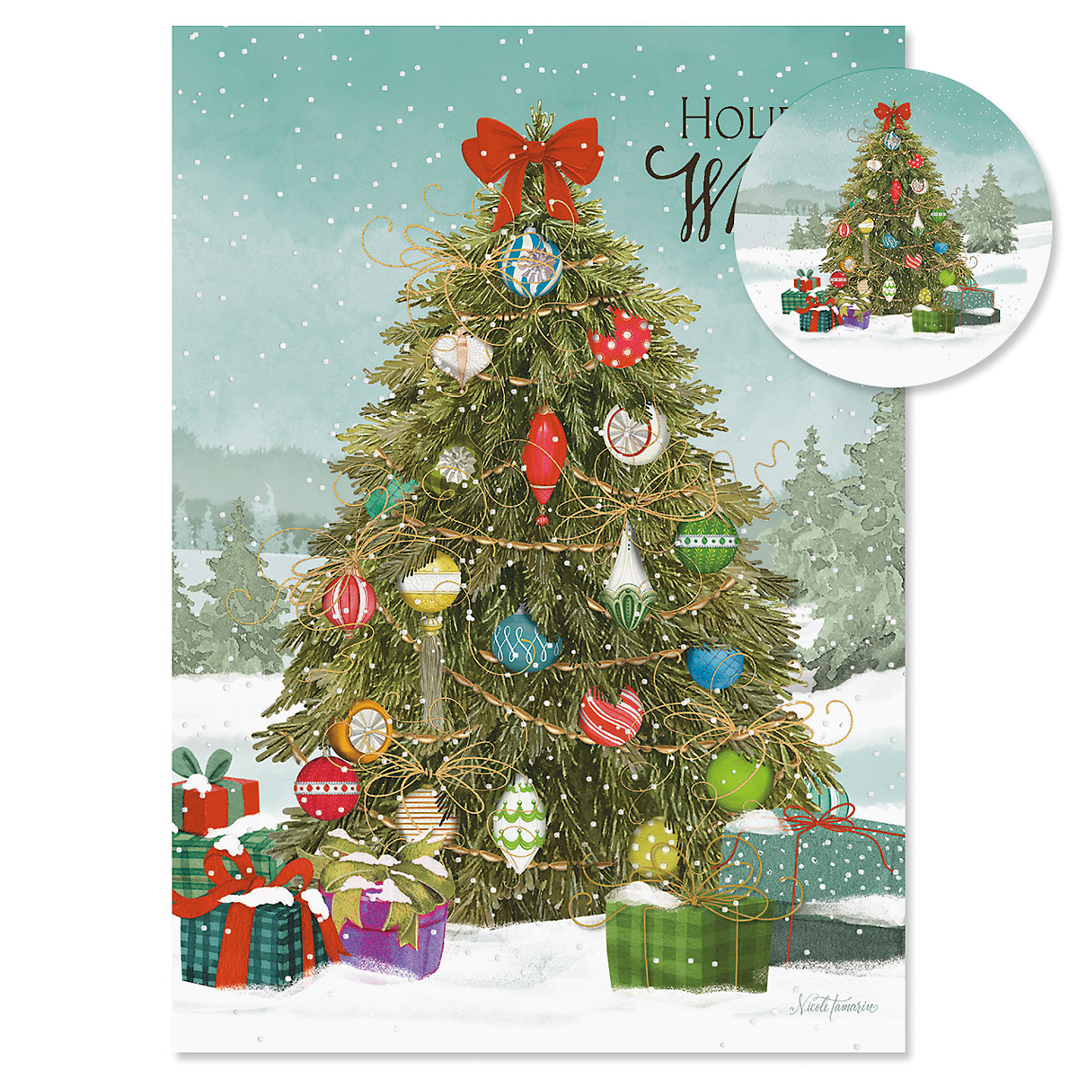 Tree Farm Christmas Cards | Colorful Images
