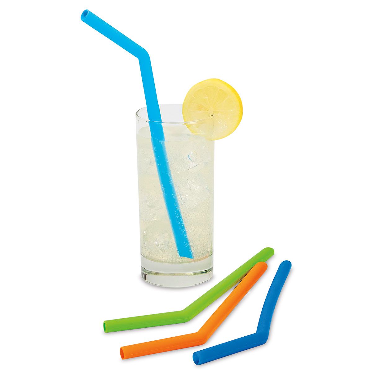 Set of 4 Eco Sipper Straws | Colorful Images