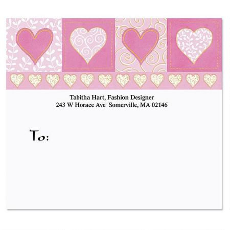 Fabulously Pink Package Labels | Colorful Images