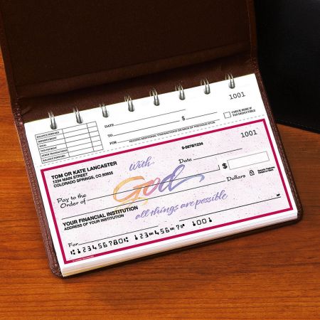 Verses of Virtue Top-Stub Personal Checks | Colorful Images