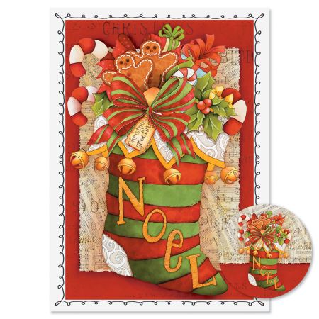 Christmas Stocking Christmas Cards | Colorful Images