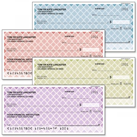 Renaissance Personal Checks | Colorful Images
