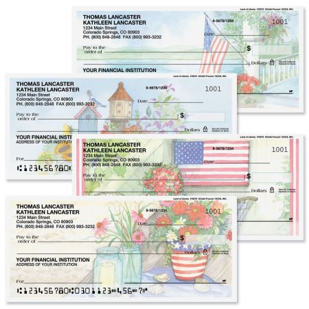 Land of Liberty Personal Checks | Colorful Images