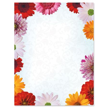 Daisies Easter Letter Papers | Colorful Images