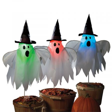 Light-Up Halloween Ghosts | Colorful Images