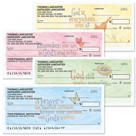 Faith Personal Checks | Colorful Images