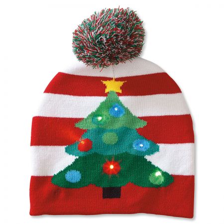 Lighted Stocking Cap - Lighted Tree | Colorful Images