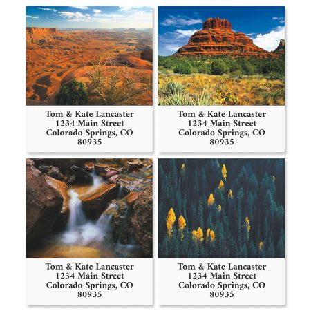 Magnificent Landscapes Select Return Address Labels | Colorful Images