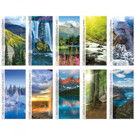 Inspired By Nature Oversized Return Address Labels | Colorful Images