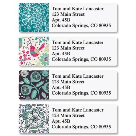 Fresh Print Classic Return Address Labels | Colorful Images