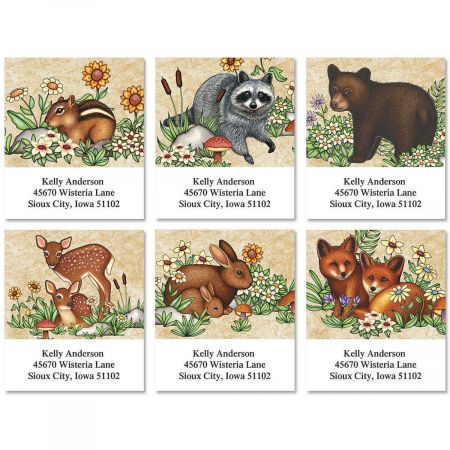 Baby Animals Select Return Address Labels | Colorful Images