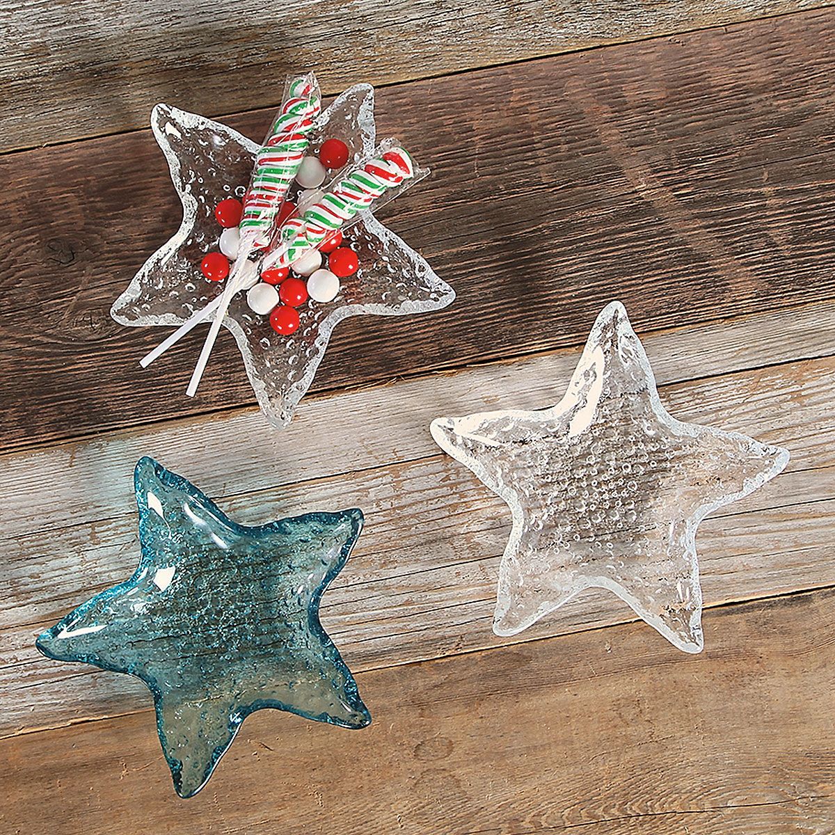 Glass Starfish Dish Set | Colorful Images