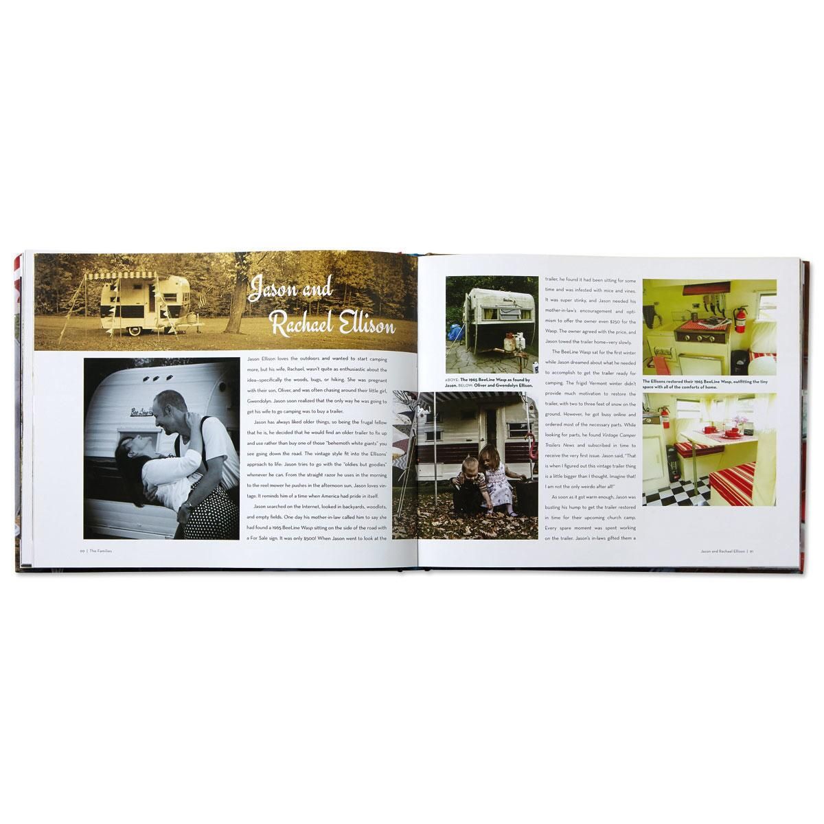 Vintage Camper Trailer Book | Colorful Images