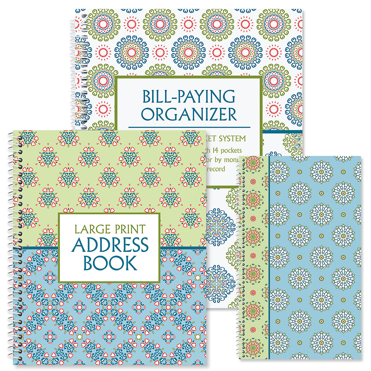 Fresh Patterns Organizer Books | Colorful Images
