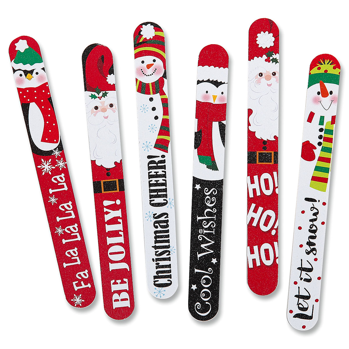 Holiday Emery Board Nail Files | Colorful Images