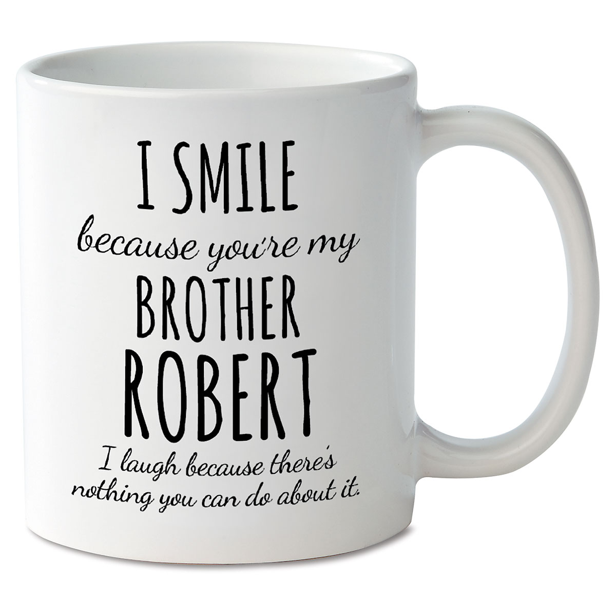 Smile Brother Novelty Mug | Colorful Images