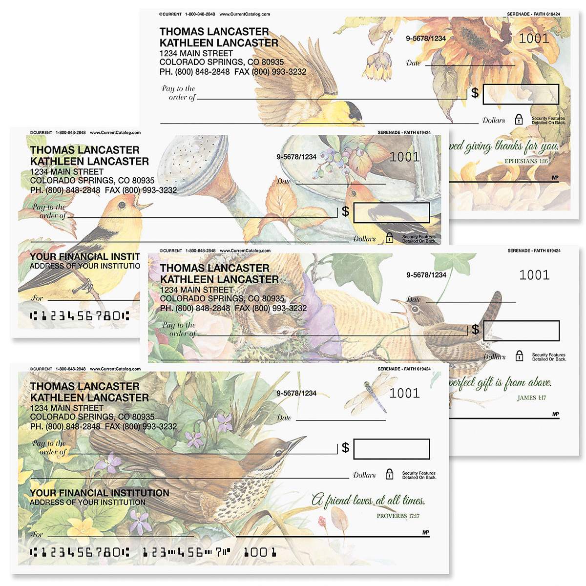 Serenade Personal Checks | Colorful Images