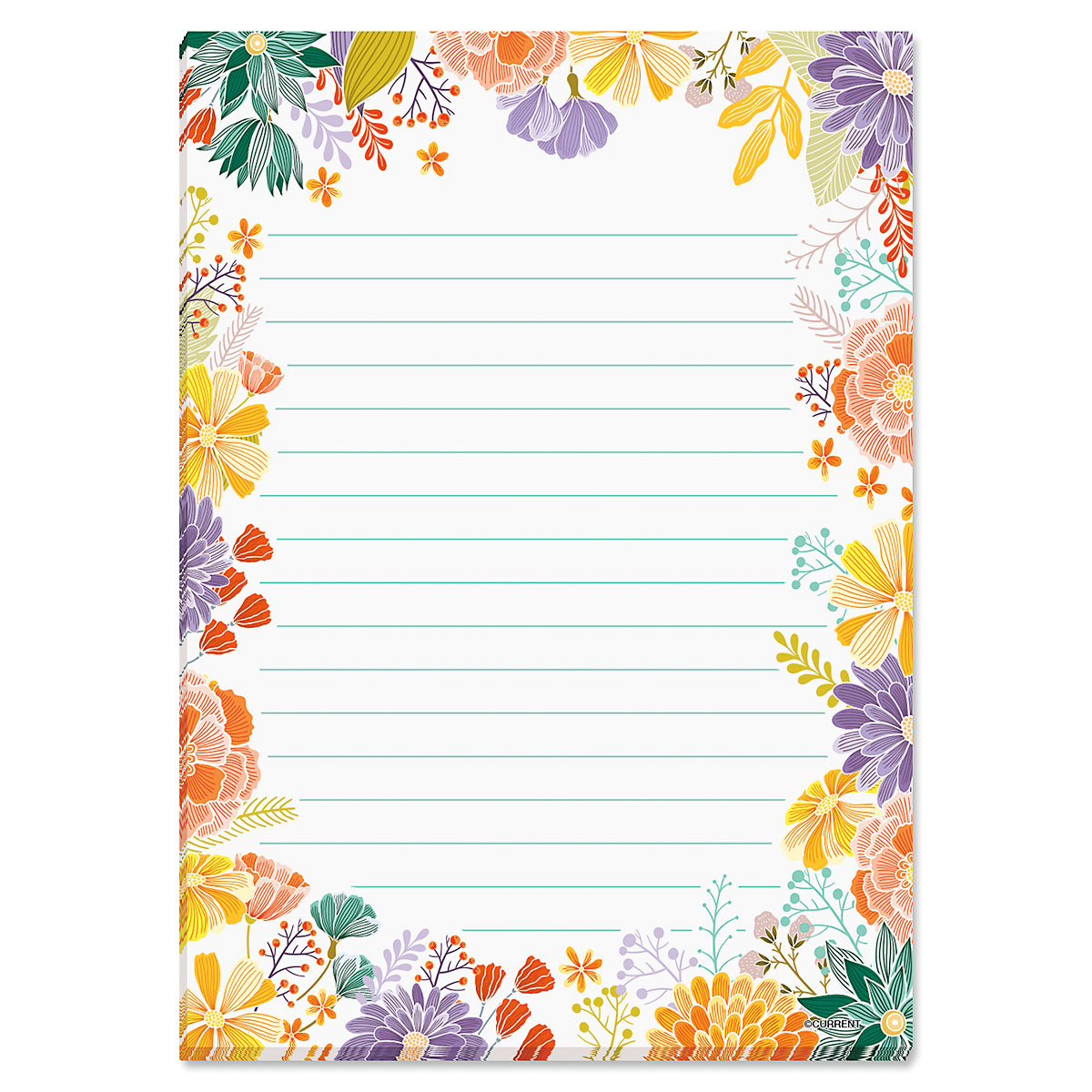 Wildflower Note Pads | Colorful Images