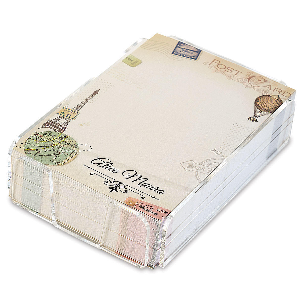 Travel Personalized Notes in a Tray | Colorful Images