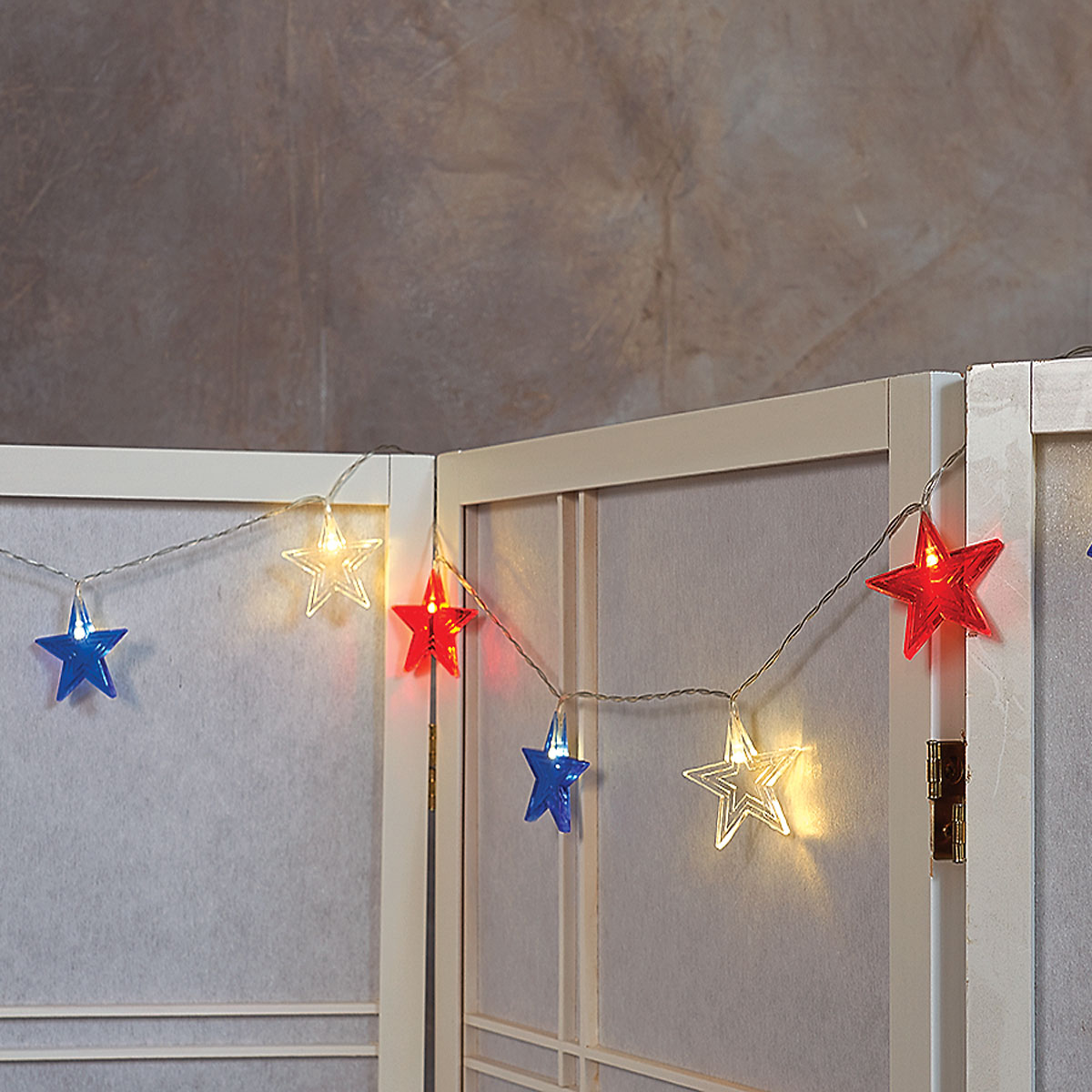 Patriotic Star Lights | Colorful Images