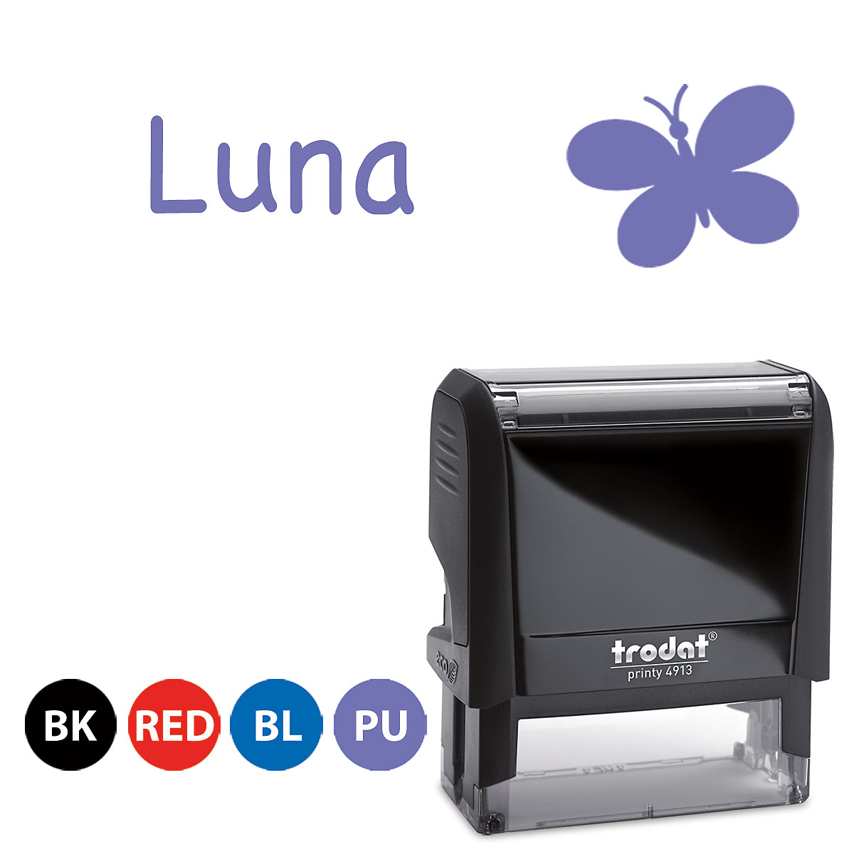 Butterfly Self-Inking Stamp | Colorful Images