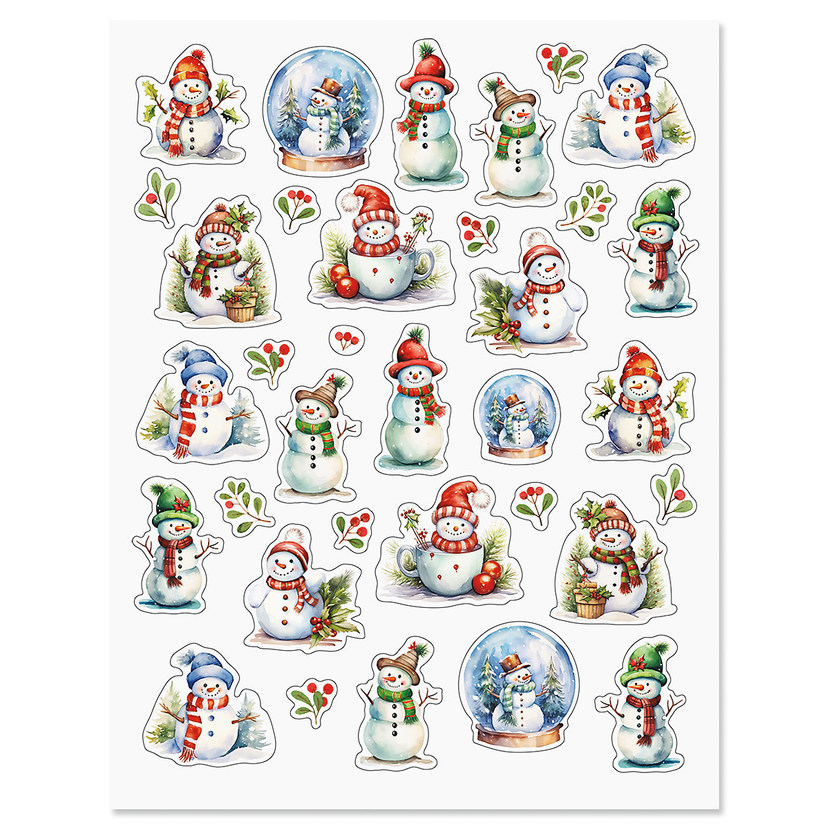 Winter Friends Stickers | Colorful Images