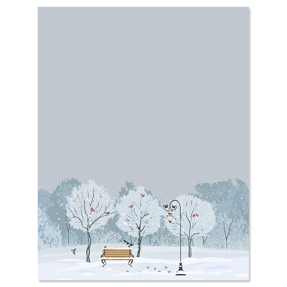 Winter Dreams Letter Papers | Colorful Images