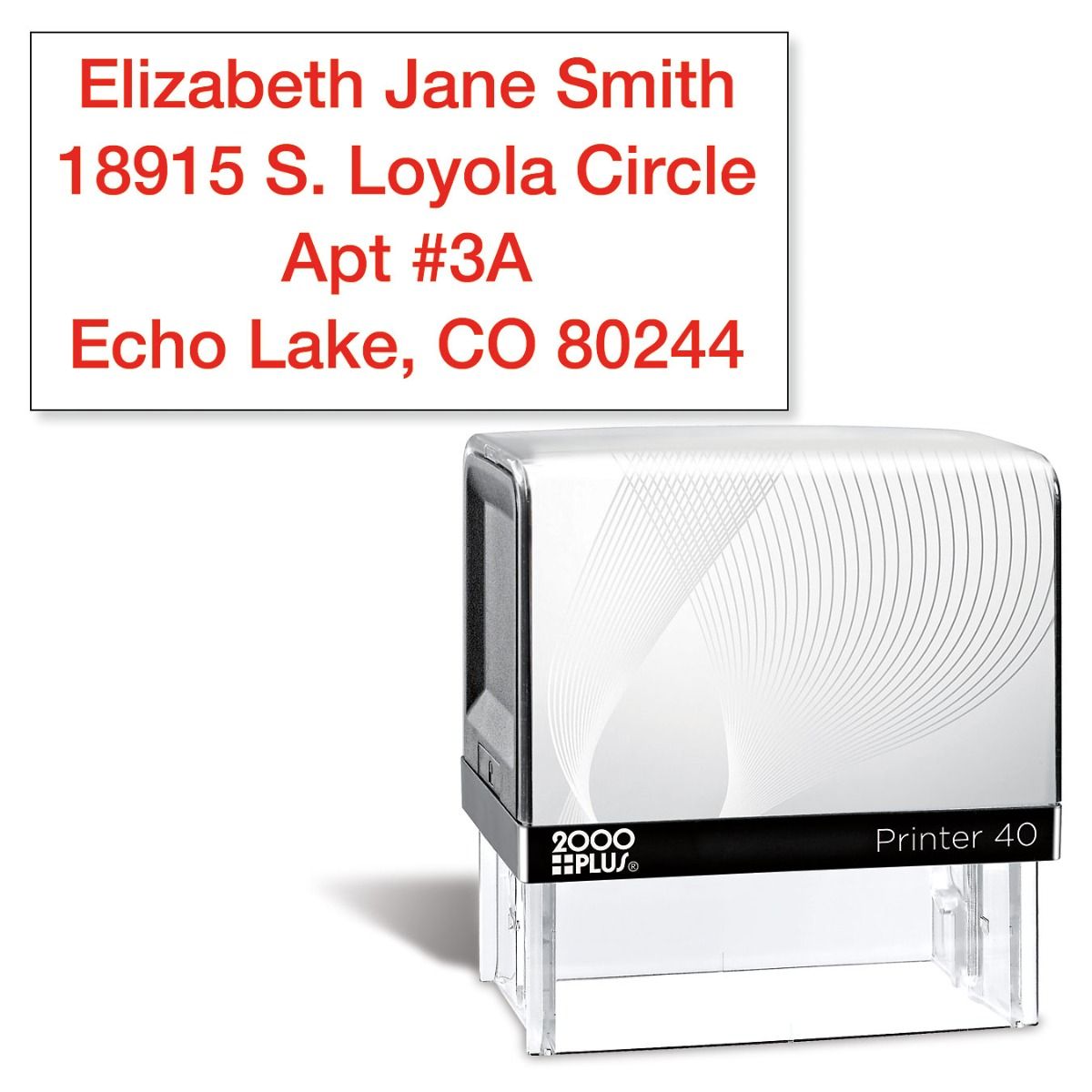 Custom Standard Self-Inking Address Stamp | Colorful Images