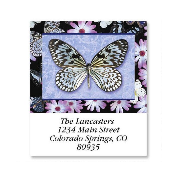 Butterflies All Year Round Select Return Address Labels | Colorful Images