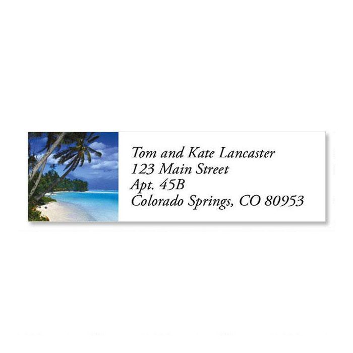 Tropical Harmony Classic Return Address Labels | Colorful Images