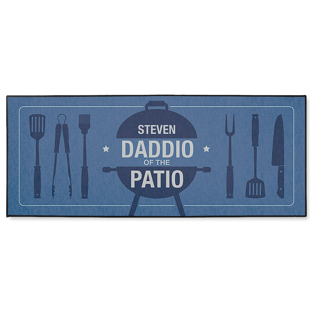 Daddio of the Patio Custom Double Doormat | Colorful Images