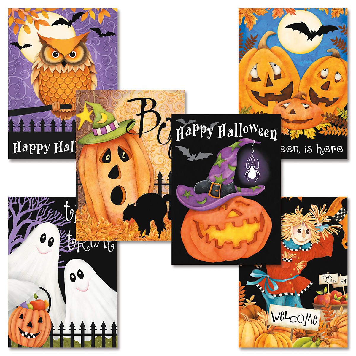 Happy Haunting Halloween Cards | Colorful Images
