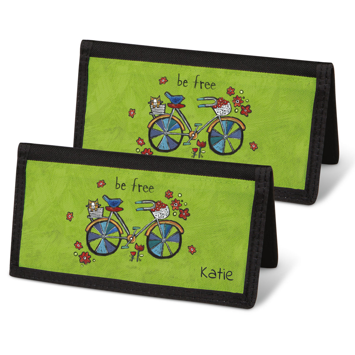 Whimsy Personal Checkbook Covers | Colorful Images