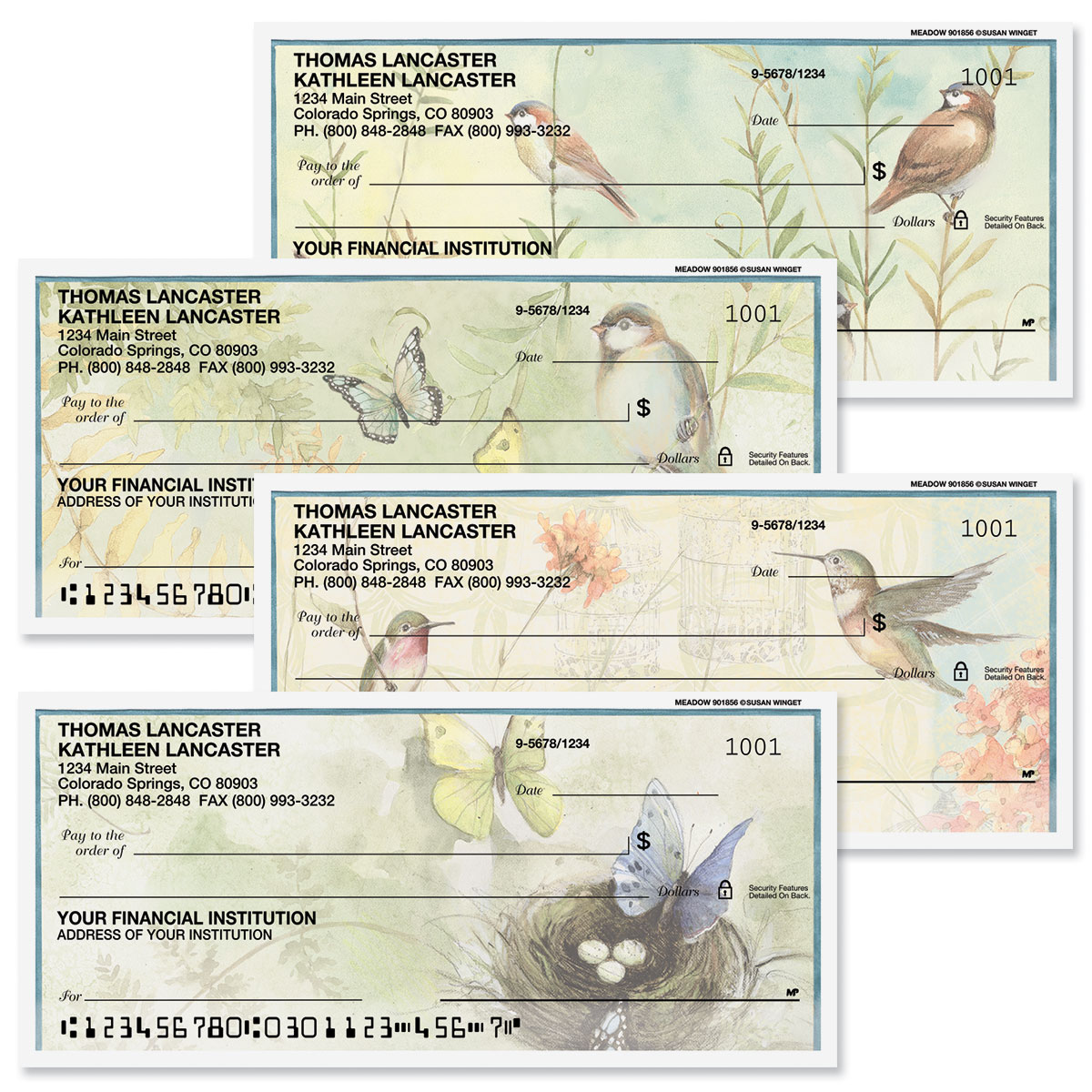 Meadow Personal Checks | Colorful Images