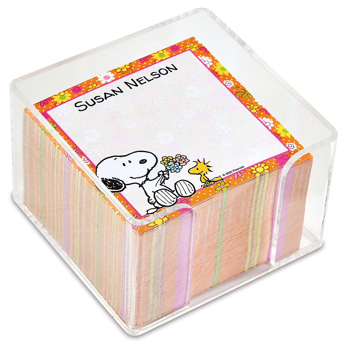 Snoopy™ Custom Note Sheets in a Cube 901966-g | Colorful Images