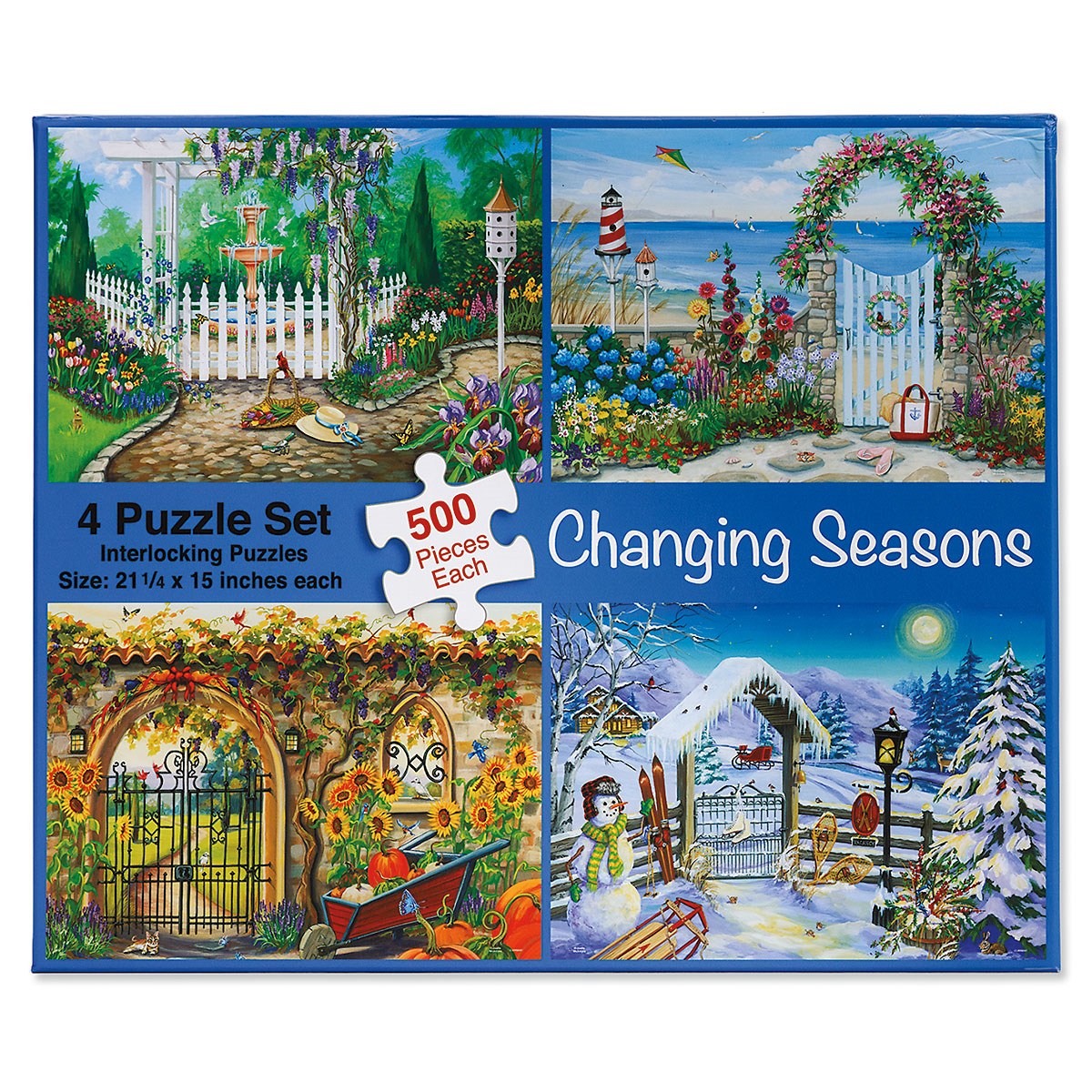 4-in-1 Changing Seasons Puzzle | Colorful Images