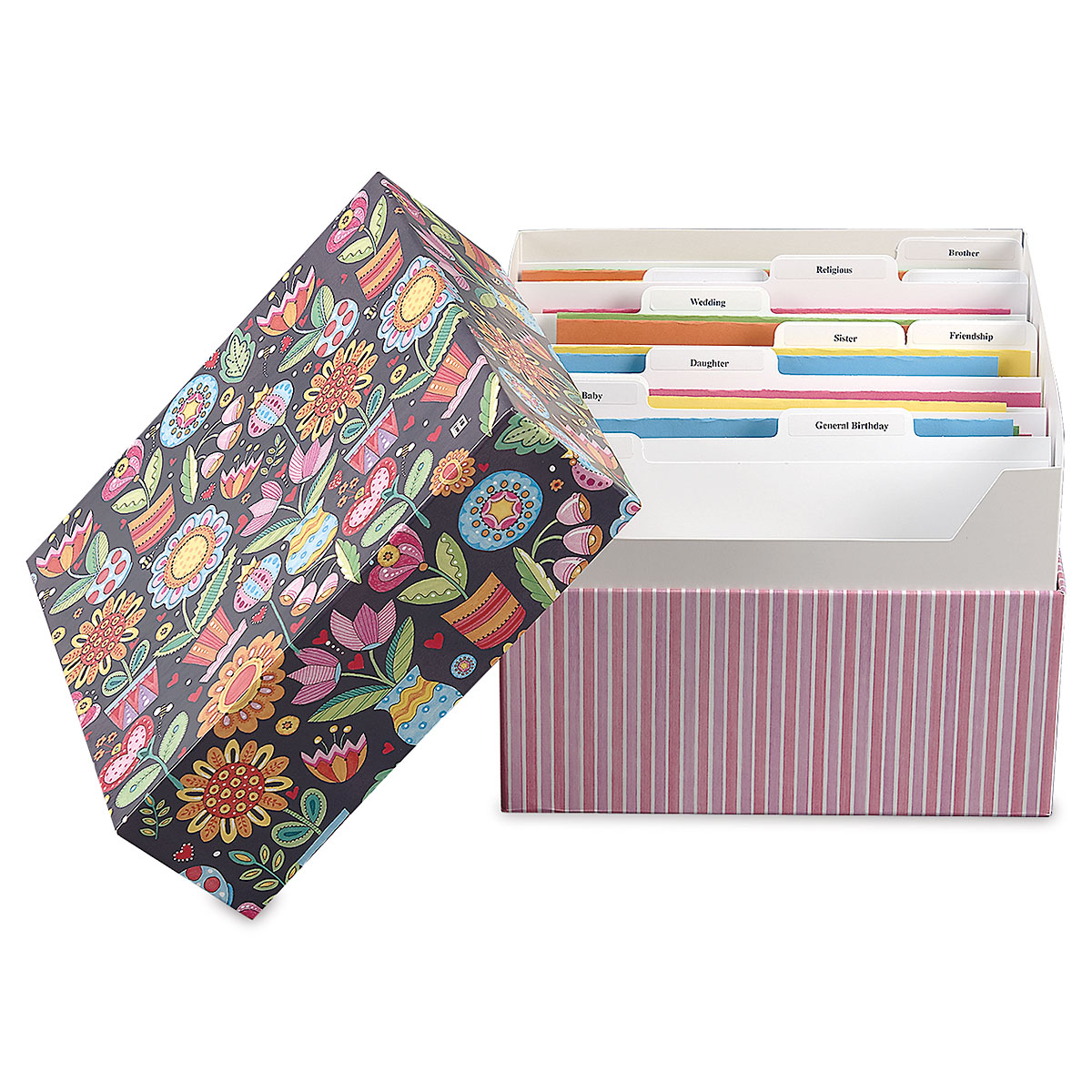Mary Engelbreit Card Organizer Box | Colorful Images
