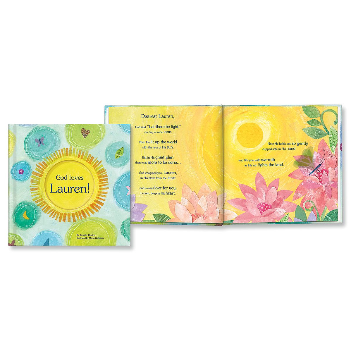 Personalized God Loves You Book | Colorful Images