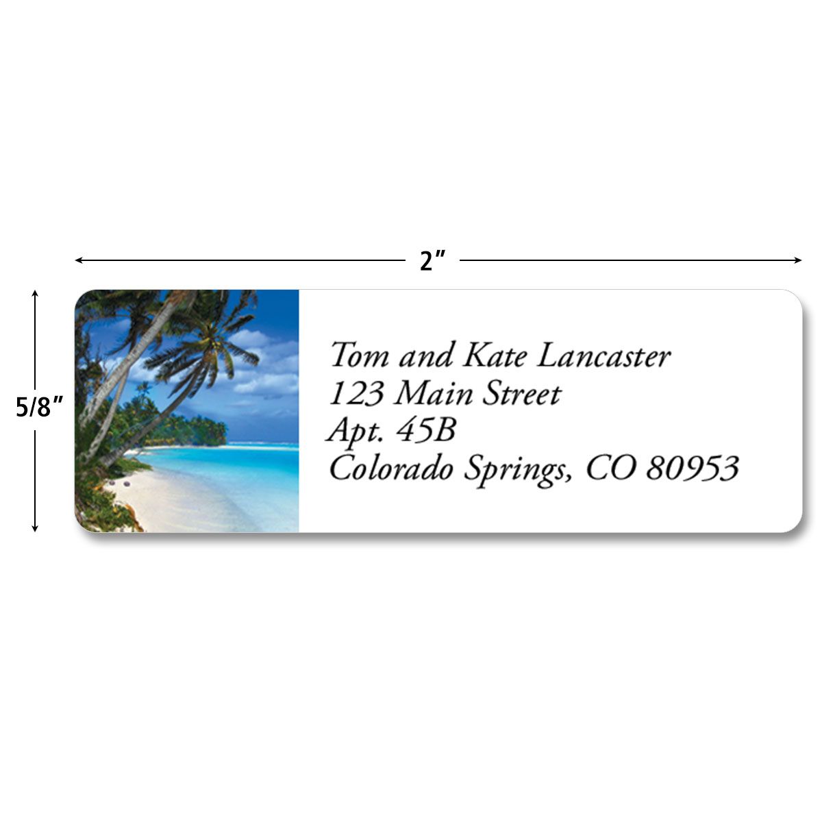 Tropical Harmony Classic Return Address Labels | Colorful Images
