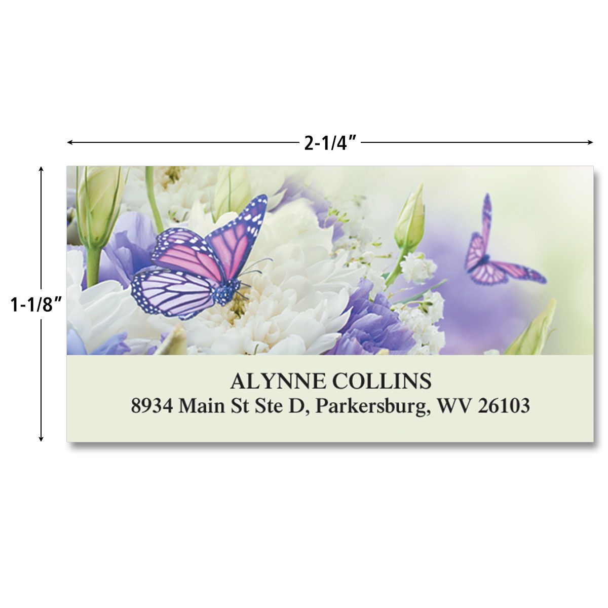 Butterfly Deluxe Return Address Labels | Colorful Images