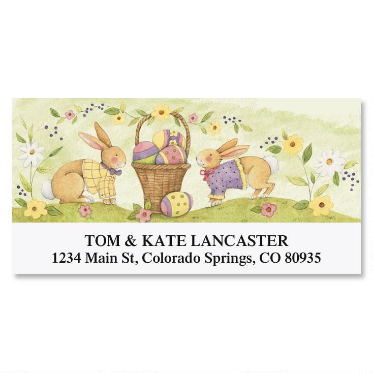 Home Grown Deluxe Return Address Labels | Colorful Images