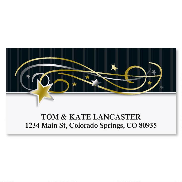 After Midnight Deluxe Return Address Labels | Colorful Images