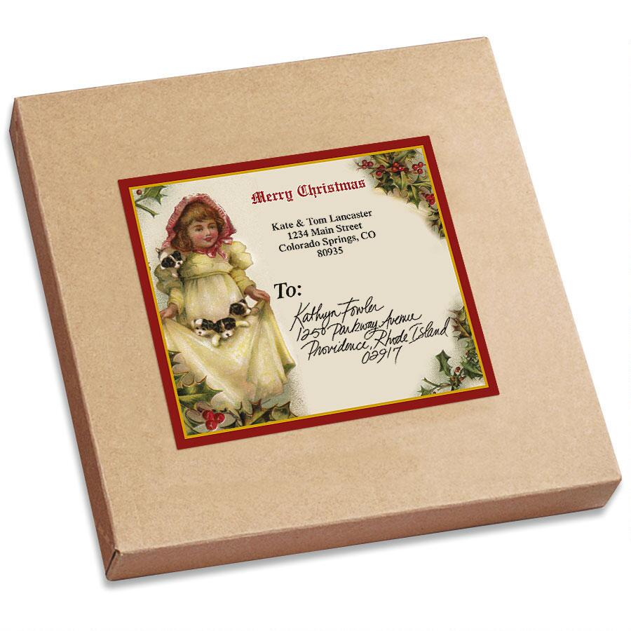 All Season Victorian Package Labels | Colorful Images