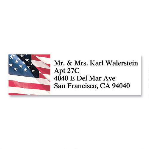 American Glory Classic Return Address Labels | Colorful Images
